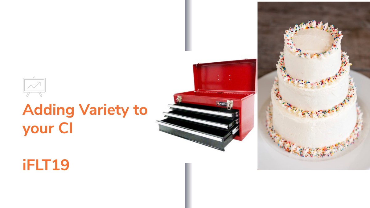 Adding Variety to your CI – Williamson CI & TPRS